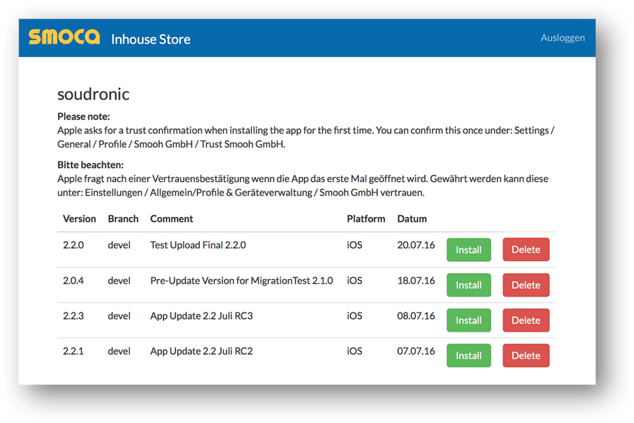 smoca AG - D wie Distribution - App Entwicklung A-Z
